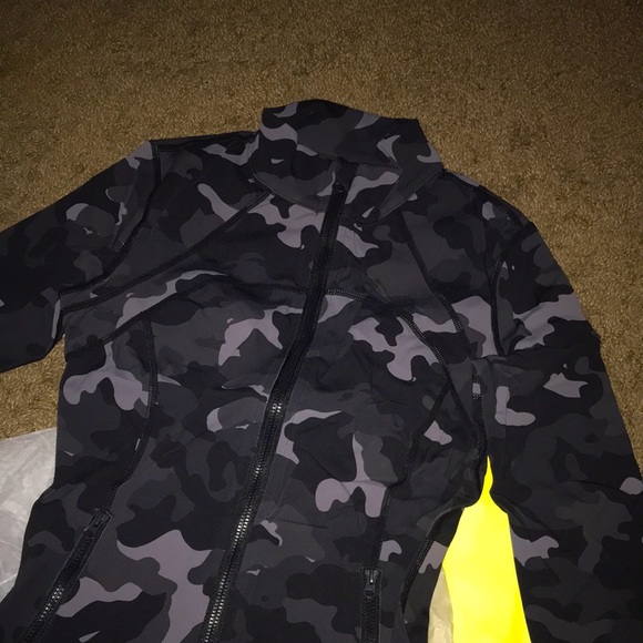 SHEIN | Jackets & Coats | Shein Glowmode Camo Print Athletic Jacket ...